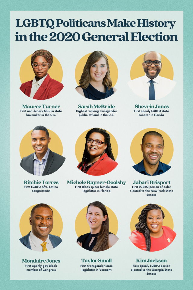 INFOGRAPHIC: LGBTQ politicians make history in the 2020 general ...